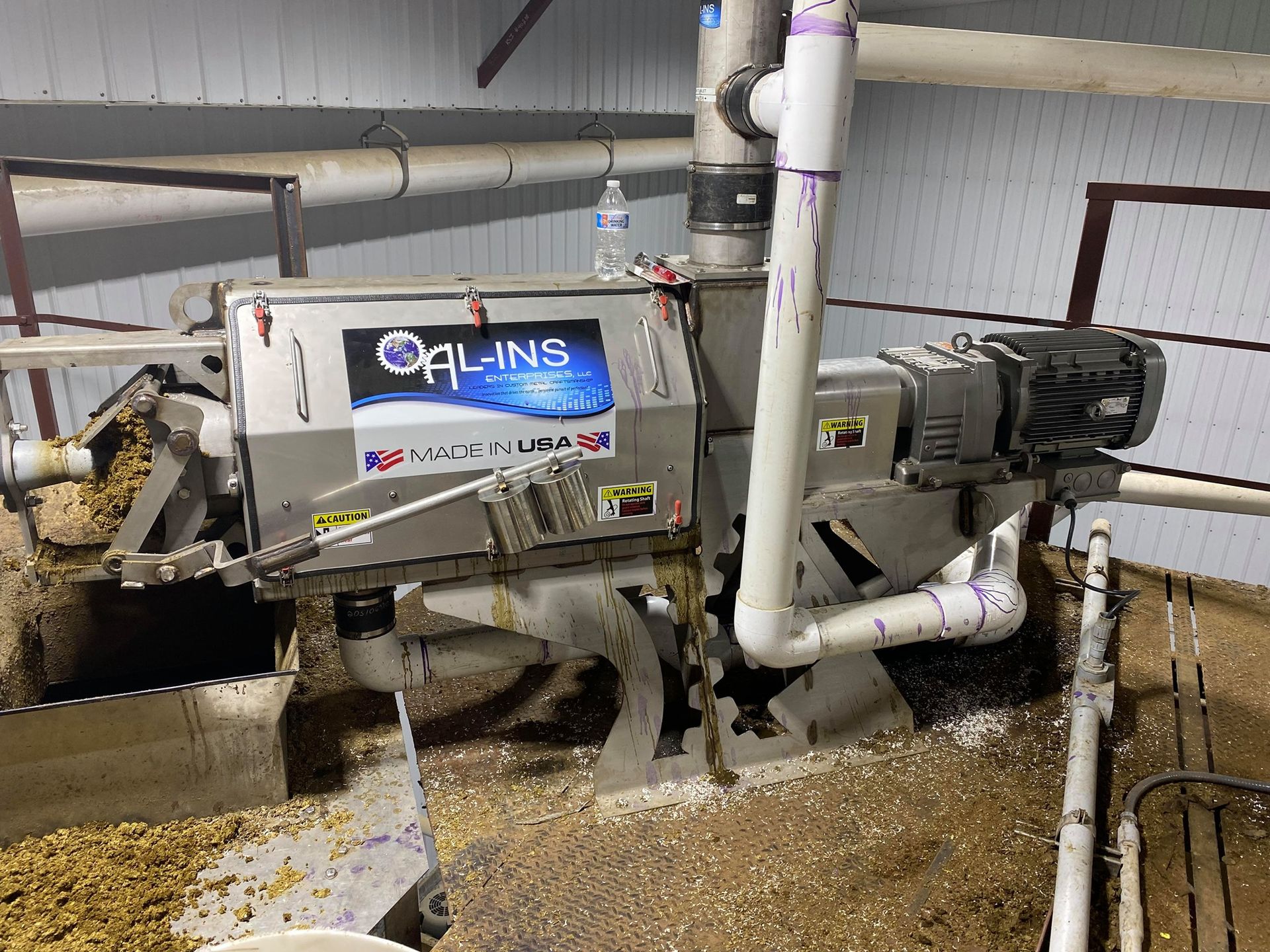 MS6 Screw Press Separator - AL-INS Enterprises, LLC